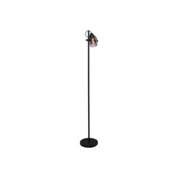 Freelight Stehleuchte Fumoso, Höhe 143 cm, schwarz/rauchgrau