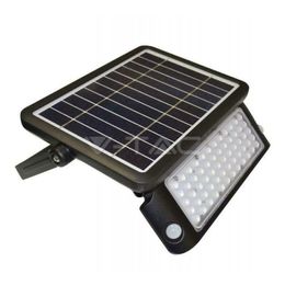 Solar led strahler 10w ip65 4000k copro schwarzlicht naturweiss vt-787-10 9869 - V-TAC