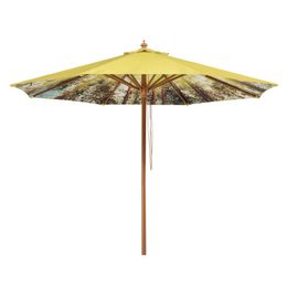 Schneider Marktschirm 'Malaga' forest/gelb Ø 300 cm