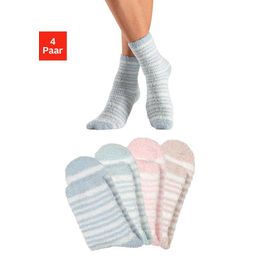 Lascana Kuschelsocken mehrfarbig Gr. - (36/42) für Damen. Elastisch