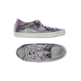 Philippe Model Damen Sneakers, silber, Gr. 37