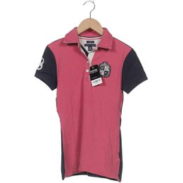 Tommy Hilfiger Damen Poloshirt, marineblau, Gr. 34