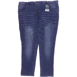 Ulla Popken Damen Jeans, blau, Gr. 56