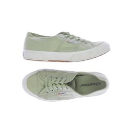 Superga Damen Sneakers, grün, Gr. 38