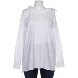 Pure by Ulla Popken Damen Bluse, weiß, Gr. 42