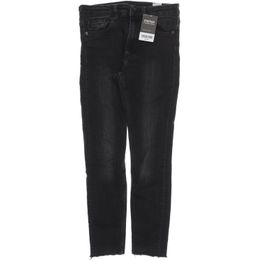 MONKI Damen Jeans, schwarz, Gr. 27