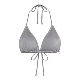 Lscn By Lascana Bikinitop 'Nele' Damen Gr&ouml;&szlig;e 75 silber