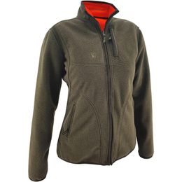 Deerhunter Damen Wendefleecejacke Heidi Braun/Signalorange (Gr&ouml;&szlig;e: 44)