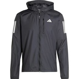 adidas Performance Sportjacke 'Own The Run' Herren Gr&ouml;&szlig;e M schwarz / wei&szlig;