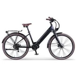 E-Bike EGO MOVEMENT "City 25 Julia Wave 45 cm Schwarz 28"" E-Bikes Gr. 45cm, 28 Zoll (71,12cm), schwarz Pedelec, Elektrofahrrad für Damen u. Herren