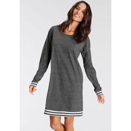 Vivance Dreams Sleepshirt mehrfarbig Gr. 32/34 für Damen. Mit Rundhals. Basic. Nachhaltig.