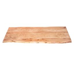 Tischplatte Baumkante Akazie Natur 160 x 60 cm CURT
