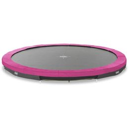 VINGO Exit Silhouette sports Bodentrampolin ø366cm - rosa