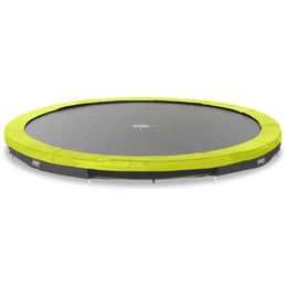 Exit Silhouette sports Bodentrampolin ø366cm - grün