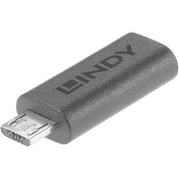 Lindy - usb 2.0 Adapter [1x usb-c® Buchse - 1x usb 2.0 Stecker Micro-B]