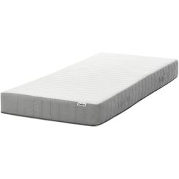 Beliani Taschenfederkernmatratze Hart 90 x 200 cm Memory Foam Abnehmbarer Bezug 7 Zonen Matratze für Bett Schlafzimmer Modern