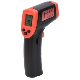 Infrarot-Thermometer, HW600 Berührungsloses LCD-Infrarot-Digital-Temperaturmessthermometer Zum Kochen, Infrarot-Thermometer (Rot) - Ej.life