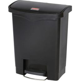 Rubbermaid - Step-on Mülleimer Slim Jim 30 l Schwarz