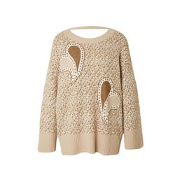 BOSS Pullover 'FALONE' Damen Gr&ouml;&szlig;e L beige / camel
