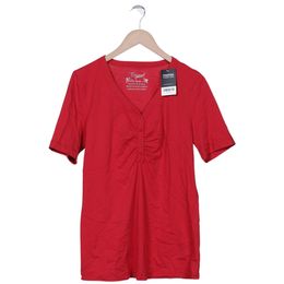 Ulla Popken Damen T-Shirt, rot, Gr. 42