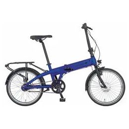 E-Bike Prophete "Urbanicer Faltrad" E-Bikes Gr. 30cm, 20 Zoll (50,80cm), blau Pedelec, Elektrofahrrad für Damen u. Herren