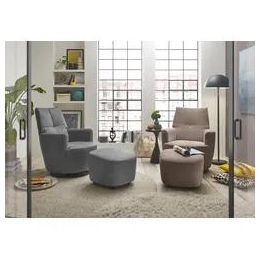 Relaxsessel SET ONE BY Musterring "SO 1450" Sessel Gr. Cord, Drehfunktion-Wippfunktion, B/H/T: 80cm x 96cm x 88cm, beige (beige grey gct 149) mit Dreh- und Wippfunktion, wahlweise Hocker erhältlich