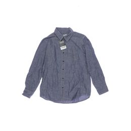 LANDS' END Lands End Herren Hemd, blau, Gr. 146