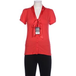 Hallhuber Damen Bluse, rot, Gr. 38