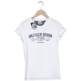 Hilfiger Denim Damen T-Shirt, weiß, Gr. 36