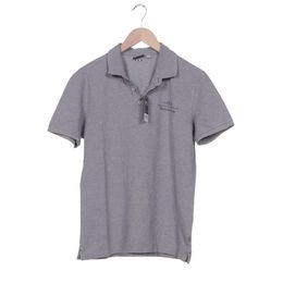 Napapijri Herren Poloshirt, grau, Gr. 52