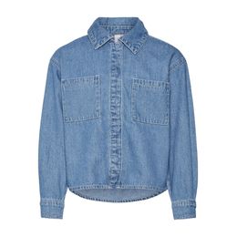 Vero Moda Girl Bluse 'MAVISE' M&auml;dchen Gr&ouml;&szlig;e 140 blue denim