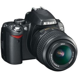 Spiegelreflexkamera D60 - Schwarz + Nikon AF-S DX Nikkor 18-55 mm f/3.5-5.6G VR f/3.5-5.6G