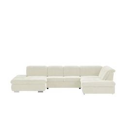 Lounge Collection Wohnlandschaft mit verschiedenen Funktionen Spencer ¦ creme ¦ Maße (cm): B: 382 H: 102 T: 260