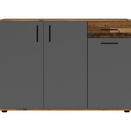 Kommode Inosign "Jakob" Sideboards Gr. B/H/T: 110 cm x 83,5 cm x 35,5 cm, grau (old wood) Kommode Breite 110 cm