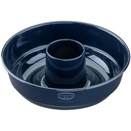 Zenker Dr. Oetker Frankfurter Kranz ø 26 cm, Kranzform mit Quarz-Emaille-Versiegelung, Backform der Serie back-liebe emaille (Farbe: Blau), Menge: 1