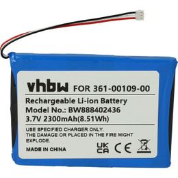 vhbw - Akku kompatibel mit Garmin Overlander, Dezl OTR800, Dezl OTR800 mt-s gps Navigation Navi (2300mAh, 3,7V, Li-Ion)