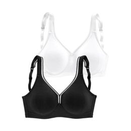 Petite Fleur Bra female Black, White size 75