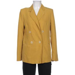 Mango Damen Blazer, gelb, Gr. 36