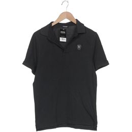 Blauer Herren Poloshirt, schwarz, Gr. 48