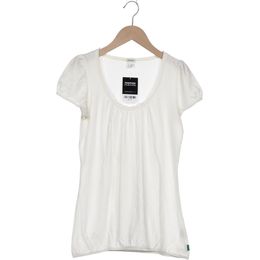 hessnatur Damen T-Shirt, cremeweiß, Gr. 36