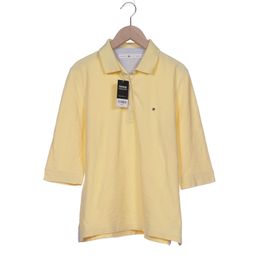 Tommy Hilfiger Damen Poloshirt, gelb, Gr. 38