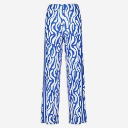 TK Maxx Blau-weiße Hose mit abstraktem Muster