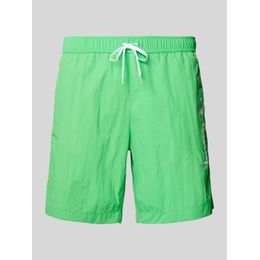 Champion Regular Fit Badeshorts mit Label-Print