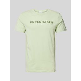 LINDBERGH T-Shirt mit Label-Print Modell 'Copenhagen'