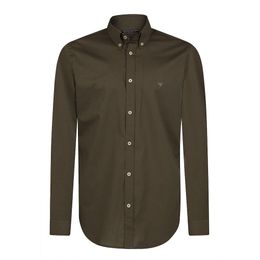 Felix Hardy Hemd Herren Größe XL khaki / weiß