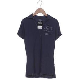 SOCCX Damen Poloshirt, marineblau, Gr. 36