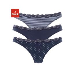 Lascana String mehrfarbig Gr. 32/34 für Damen. Körpernah. Nachhaltig.