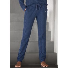 Lascana Homewearhose mehrfarbig Gr. 32/34 f&uuml;r Damen. Mit Bindeband. Basic