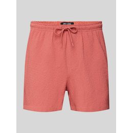 Only & Sons Regular Fit Badehose mit Strukturmuster Modell 'TED LIFE'