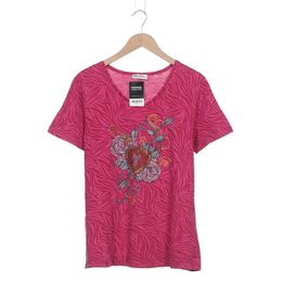 Ulla Popken Damen T-Shirt, pink, Gr. 42